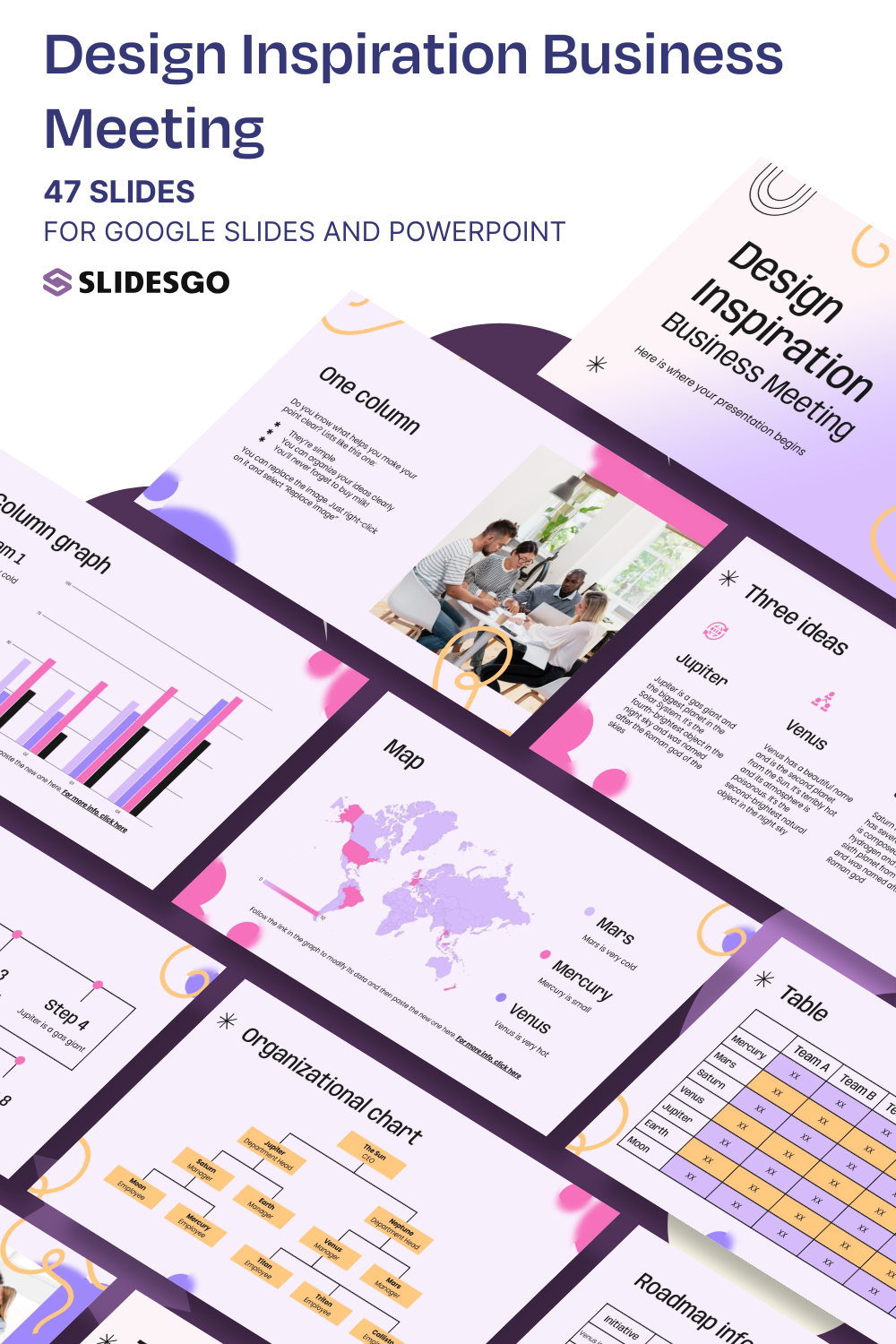 Design Inspiration Business Meeting Presentation