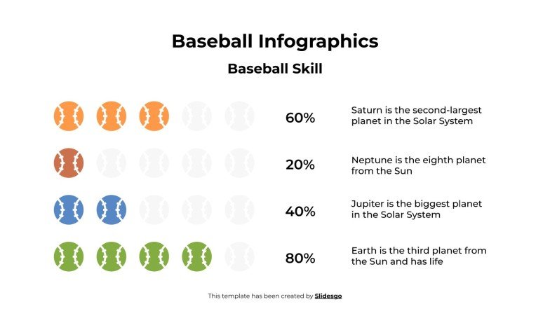 Baseball Infographics Template