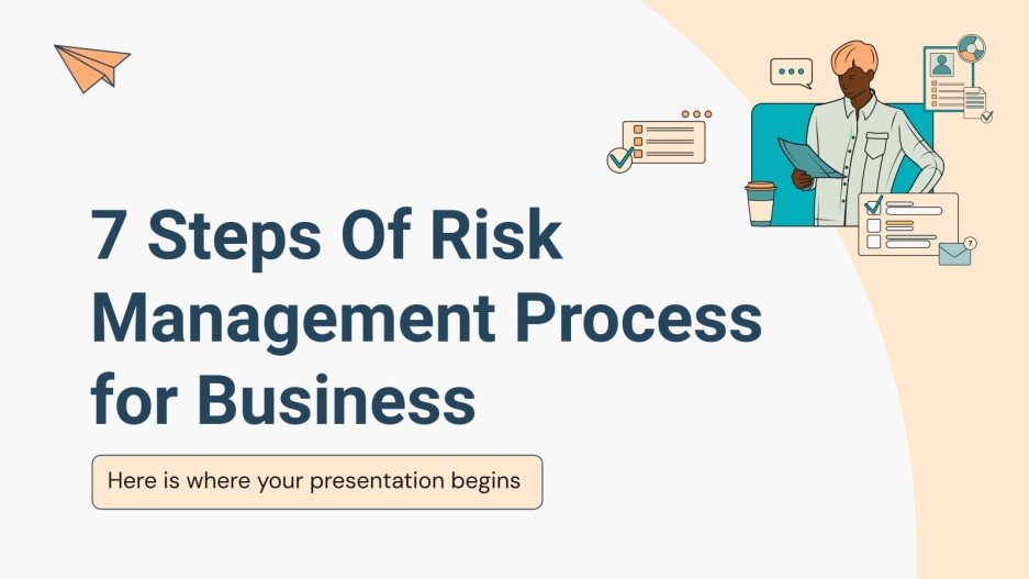 7 Steps Of Risk Management Process for Business Presentation
