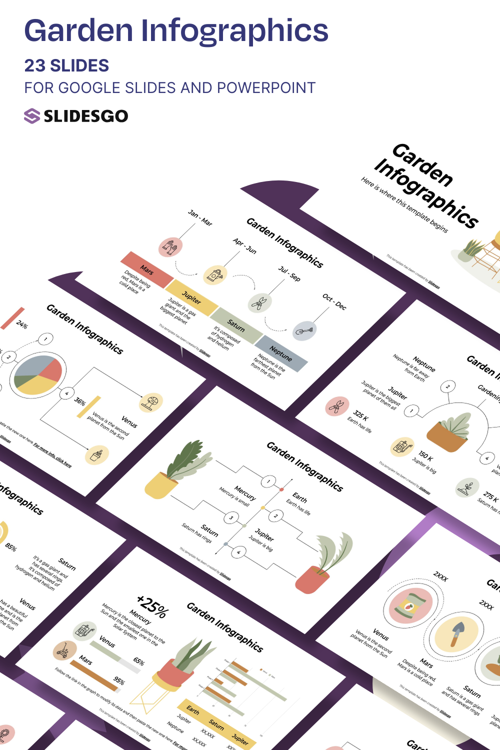 Garden Infographics Template