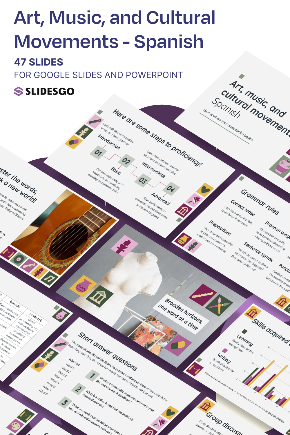 Art, Music, and Cultural Movements - Spanish - 10th Grade