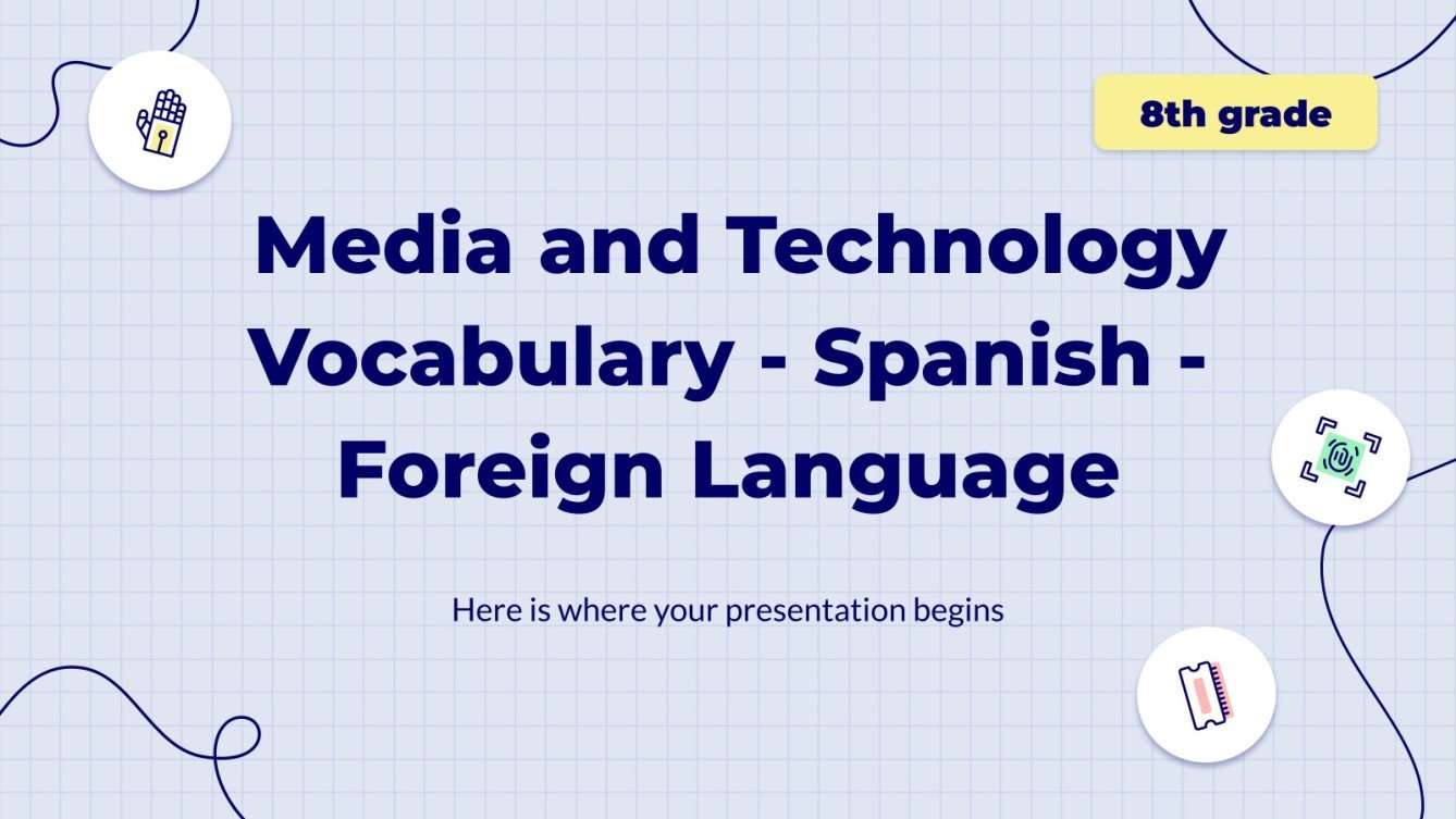 Media and Technology Vocabulary - Spanish - Presentation