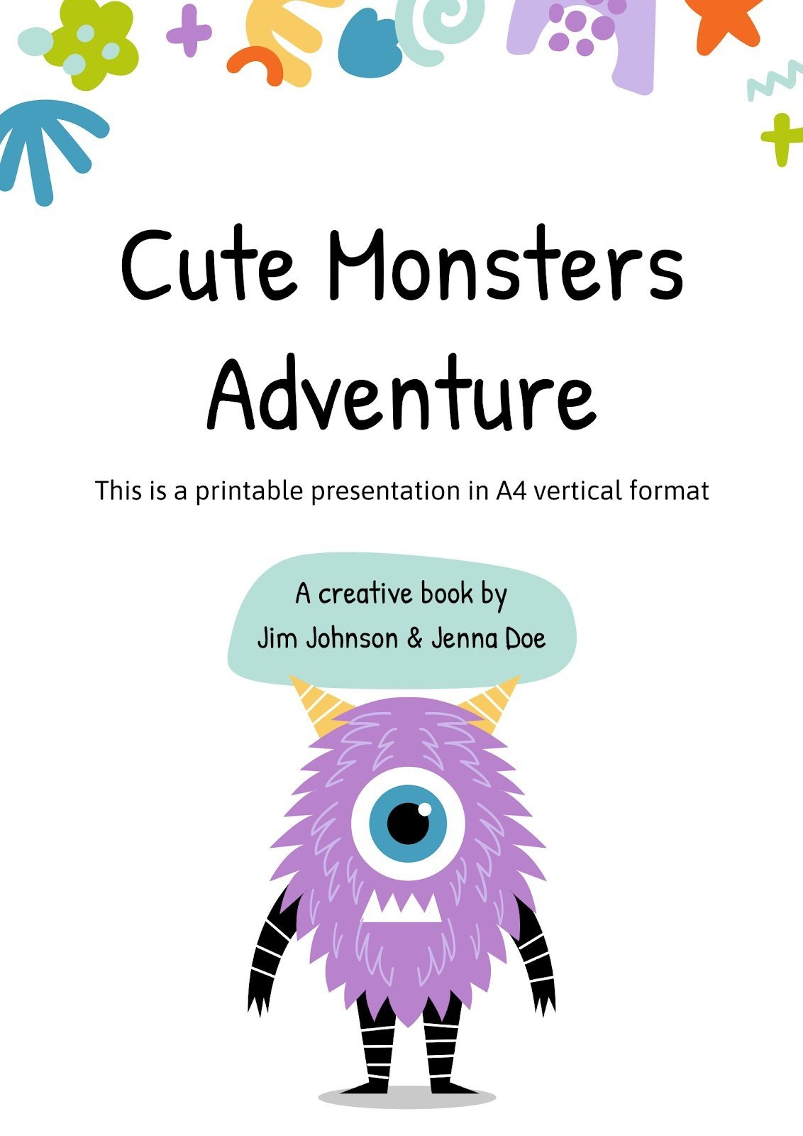 Modelos grátis de monstros para o Google Slides e PowerPoint