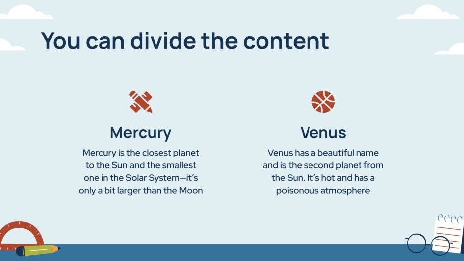 End of School Year Break Template for College Presentation