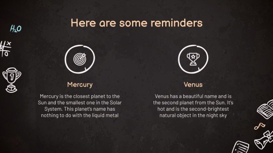 Doodle Chalkboard Background Presentation