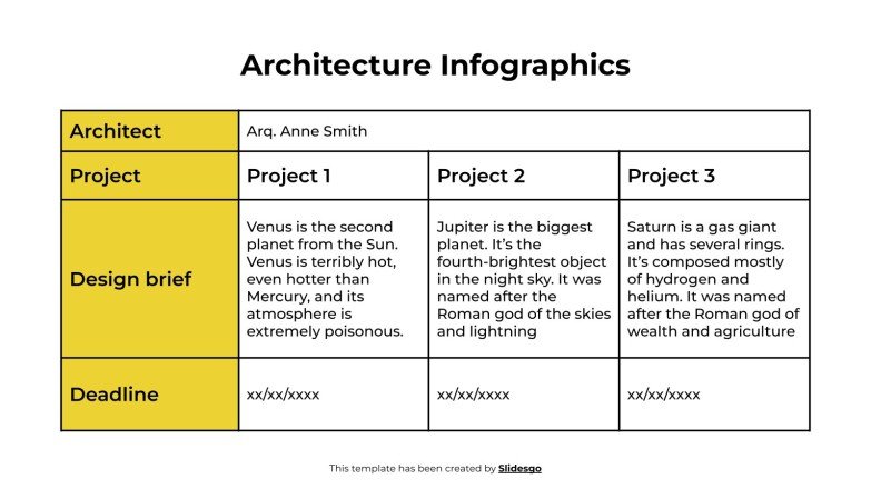 Architecture Infographics Template