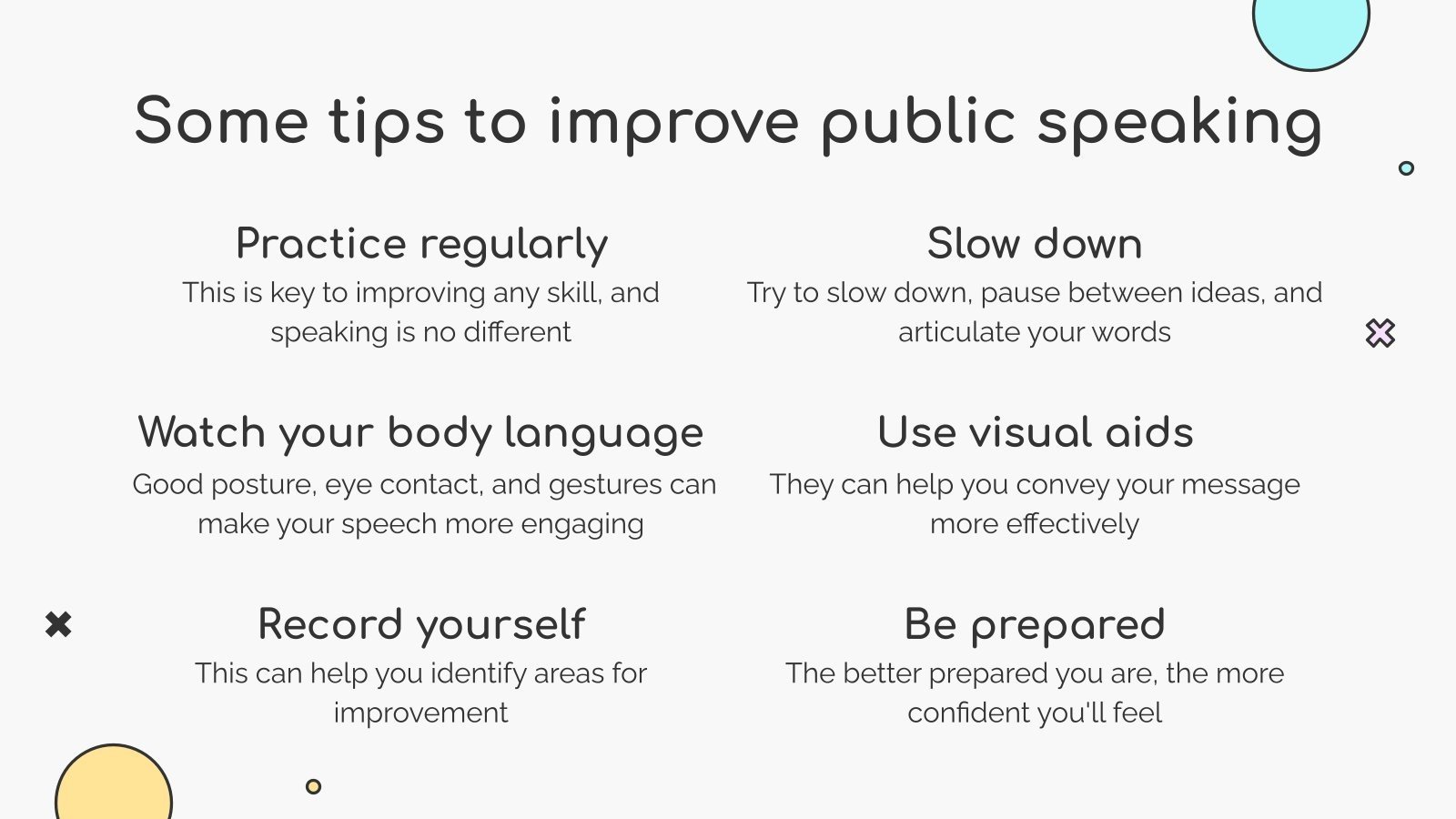 Public Speaking and Oral Presentations - 12th Grade