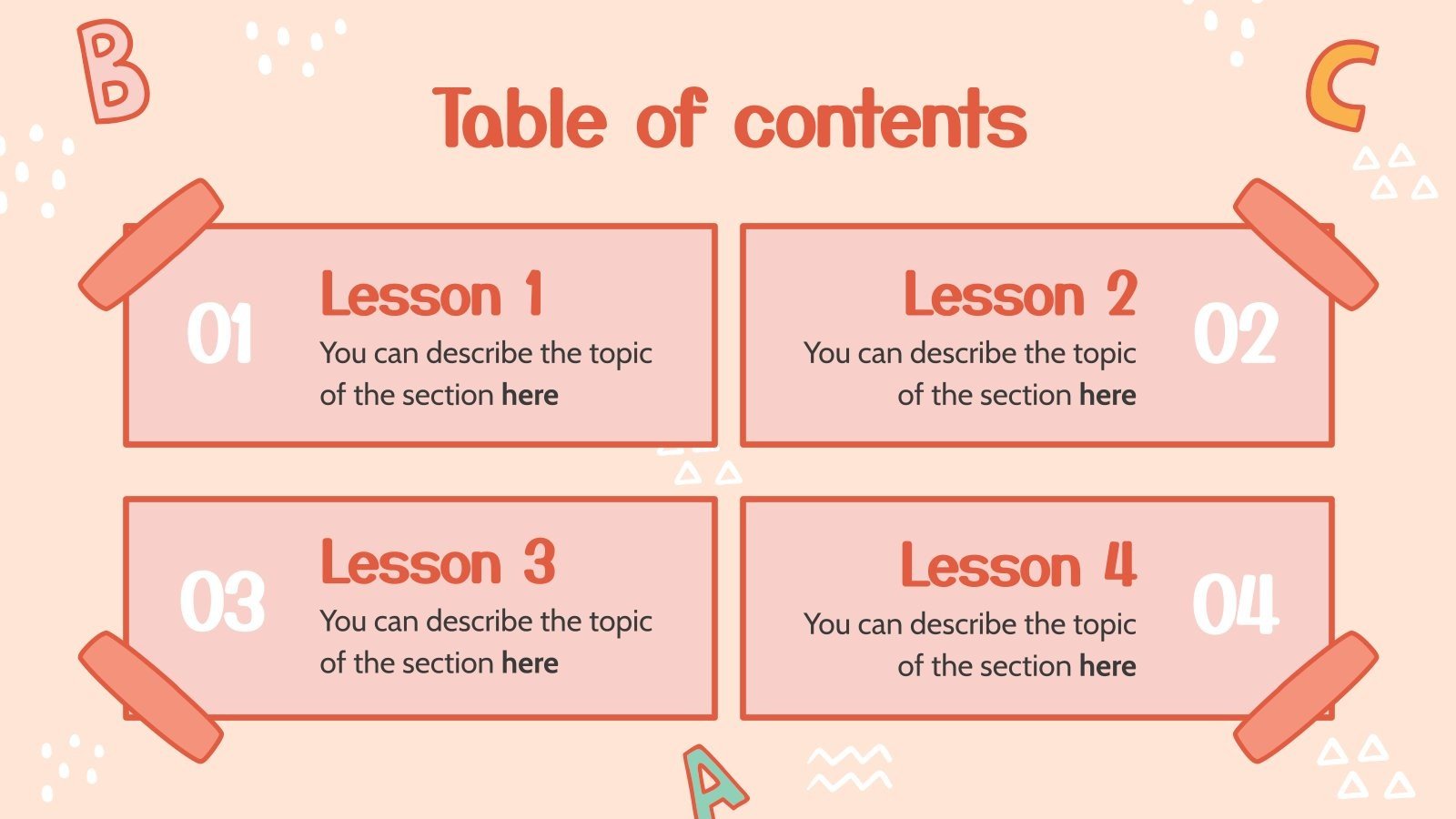 Cute Doodle Gifs Lesson | Google Slides & PowerPoint