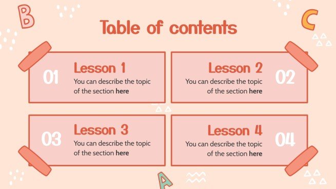 Cute Doodle Gifs Lesson | Google Slides & PowerPoint