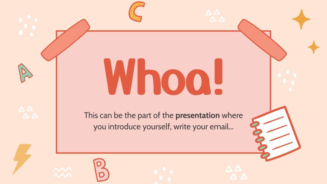 Cute Doodle Gifs Lesson | Google Slides & PowerPoint