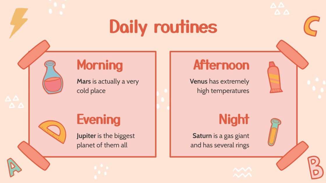 Cute Doodle Gifs Lesson | Google Slides & PowerPoint