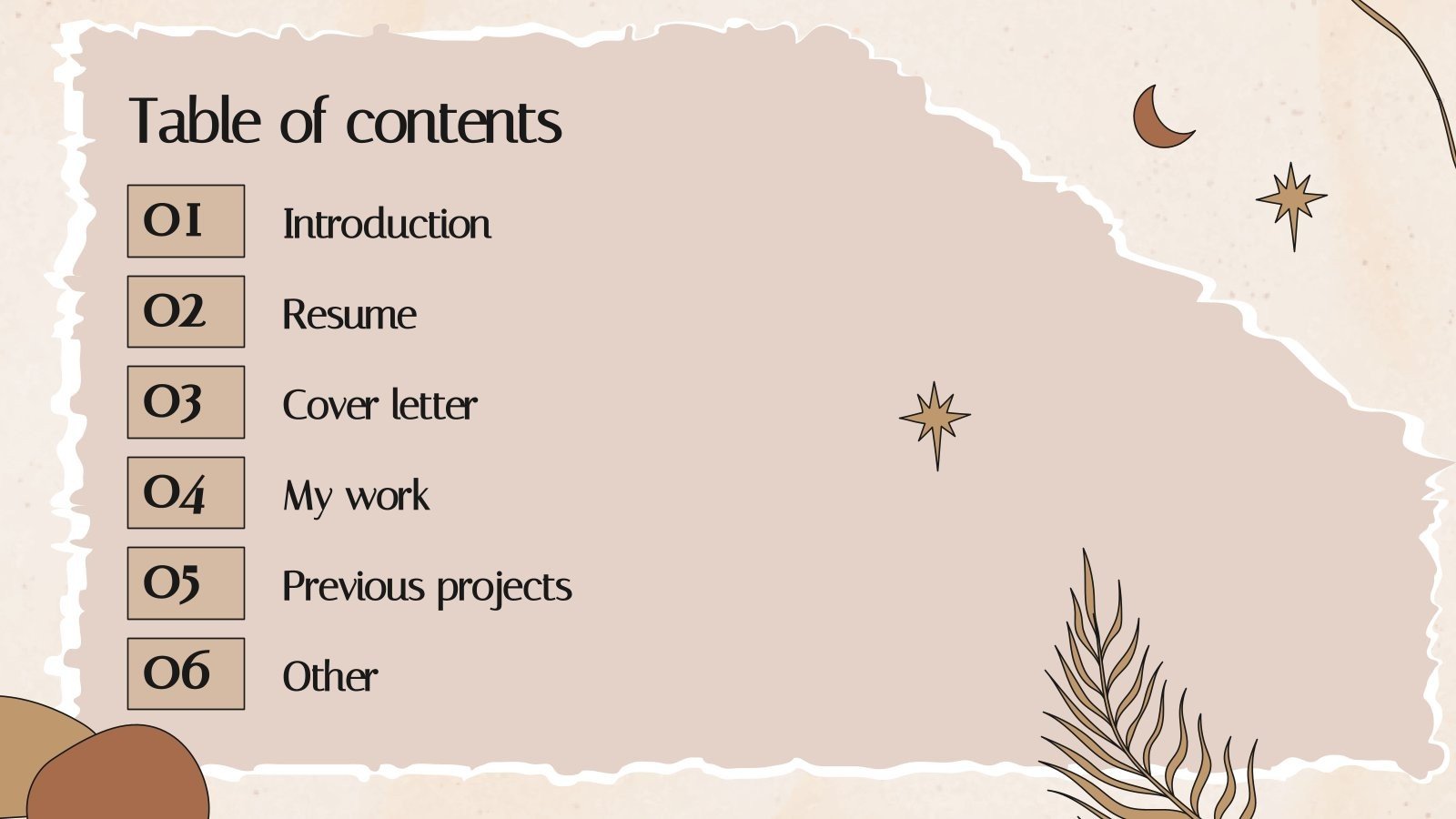 Old Paper Texture Portfolio Presentation