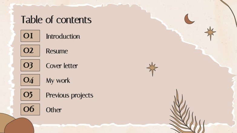 Old Paper Texture Portfolio Presentation