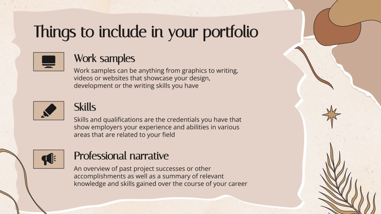 Old Paper Texture Portfolio Presentation