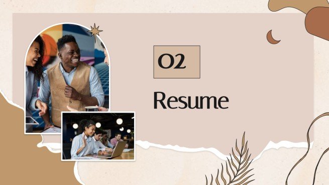 Old Paper Texture Portfolio Presentation