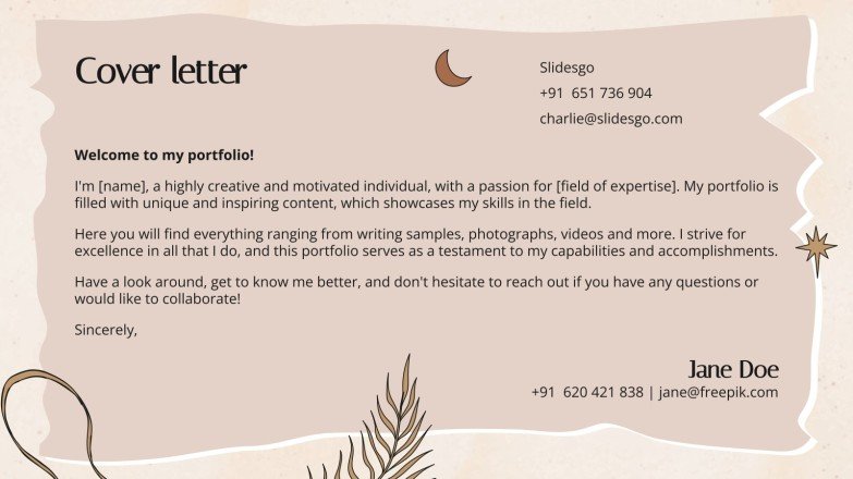 Old Paper Texture Portfolio Presentation