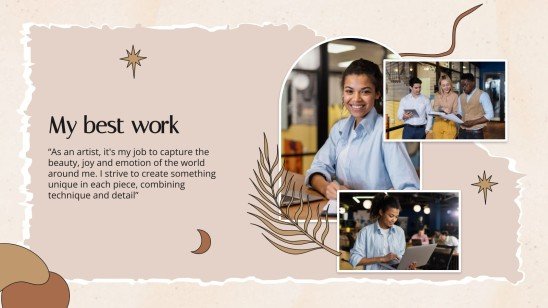 Old Paper Texture Portfolio Presentation