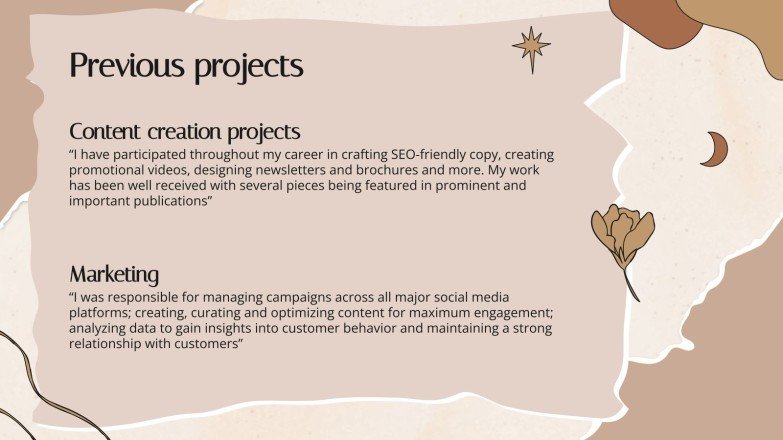 Old Paper Texture Portfolio Presentation