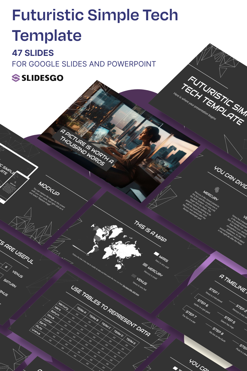 Futuristic Simple Tech Template