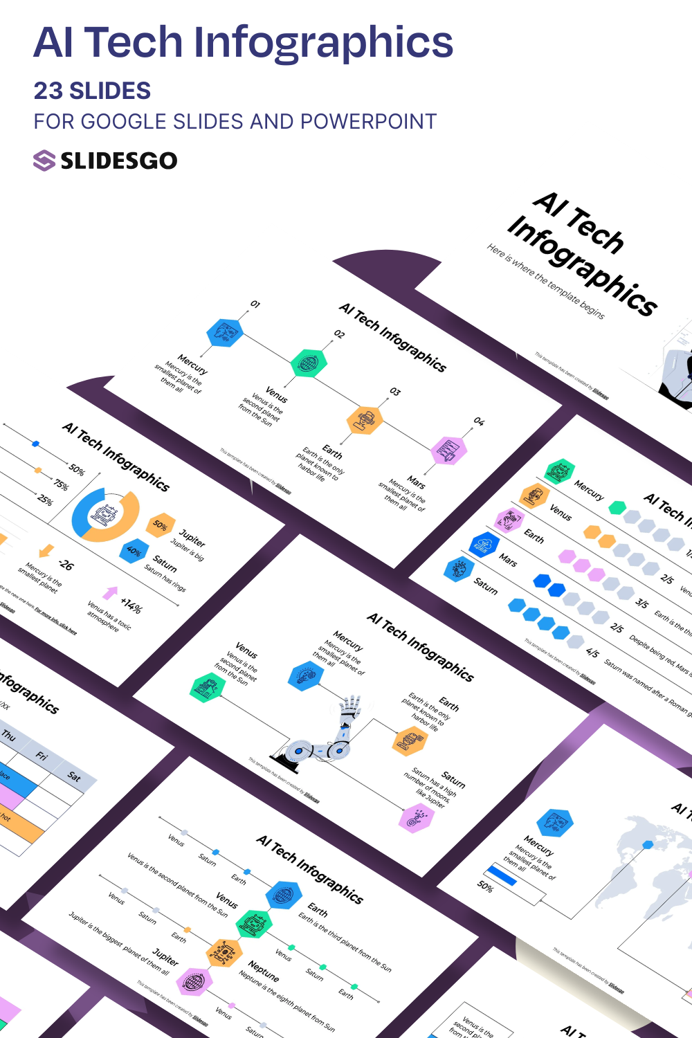 AI Tech Infographics Template