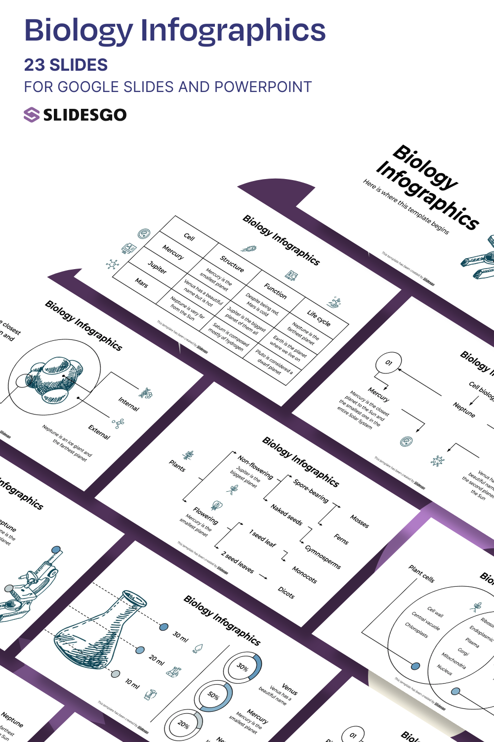 Biology Infographics Template