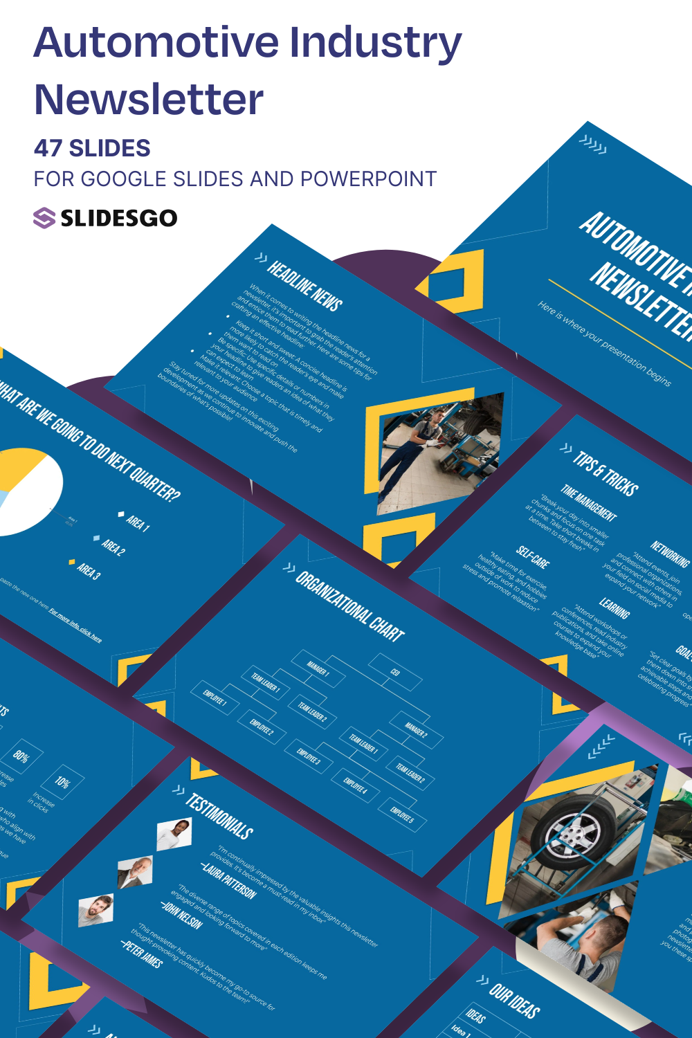 Automotive Industry Newsletter Presentation