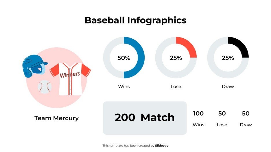 Baseball Infographics Template