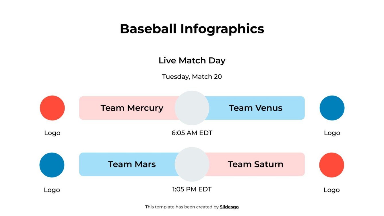 Baseball Infographics Template