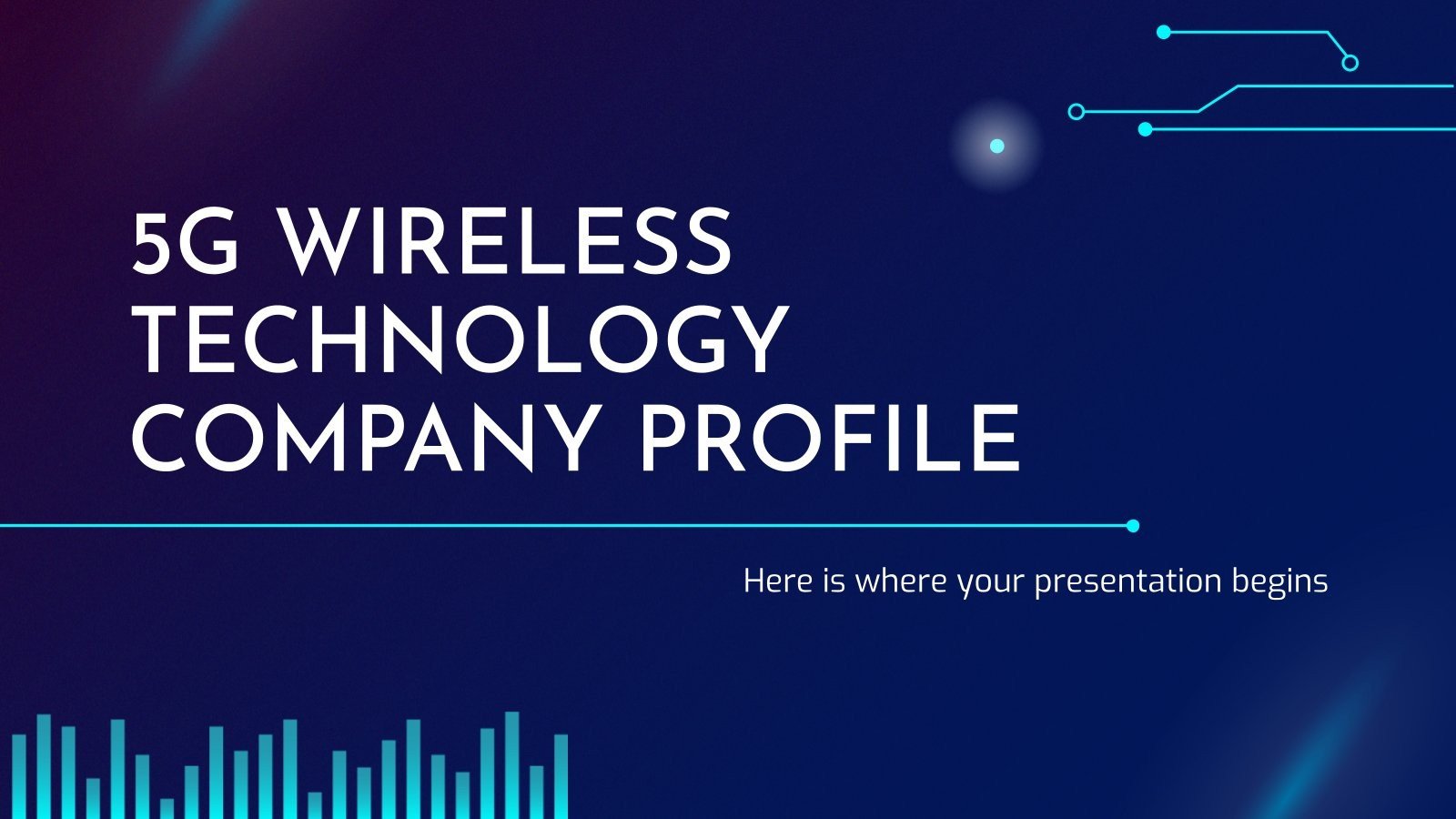 5G Wireless Technology Company Profile Presentation