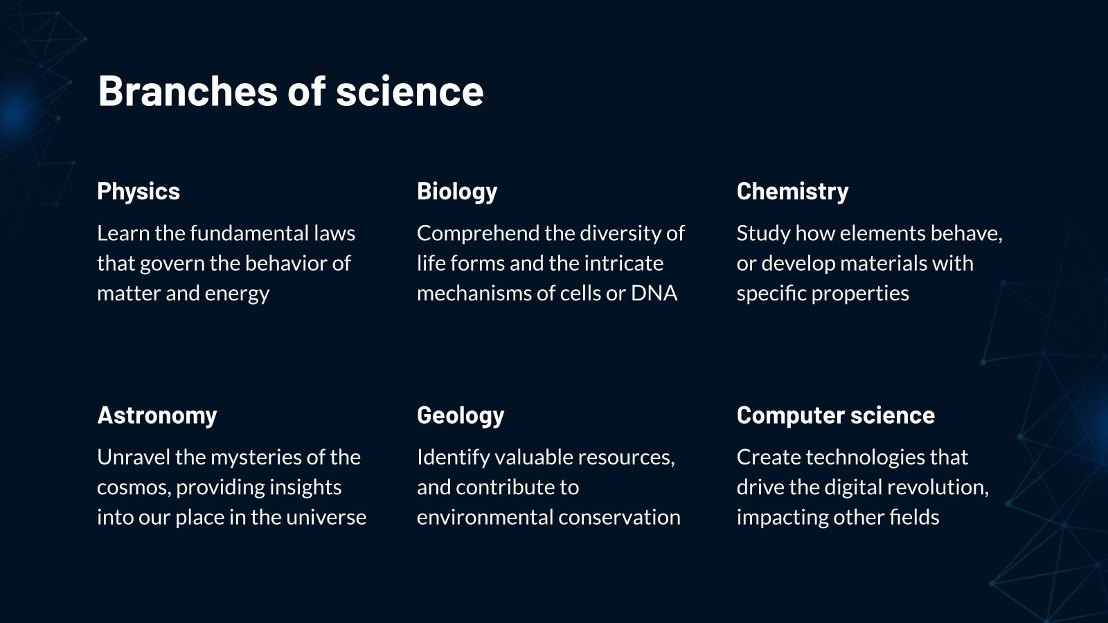Neurobiology - Bachelor of Science in Biological Sciences