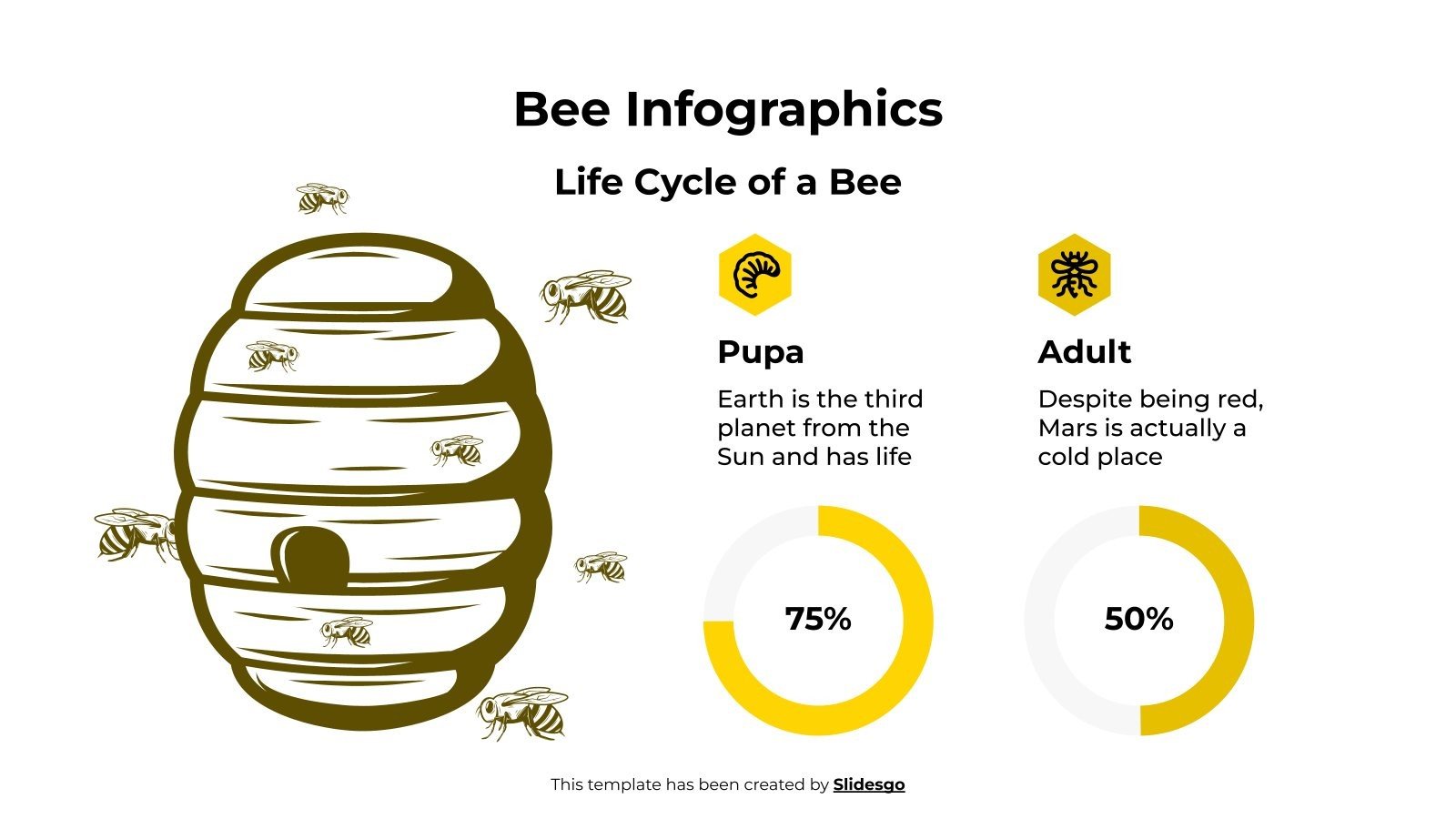Bee Infographics Template