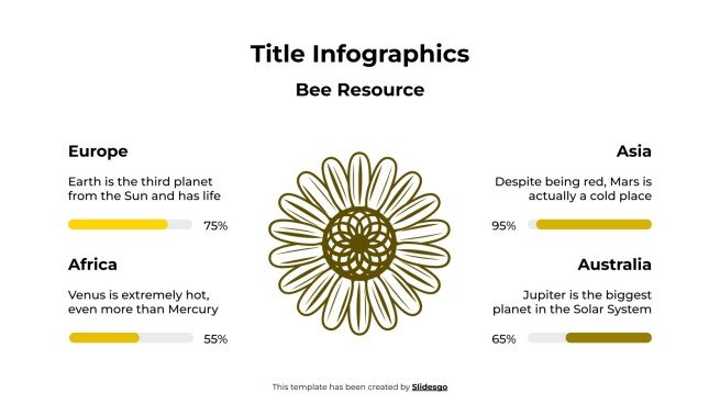 Bee Infographics Template