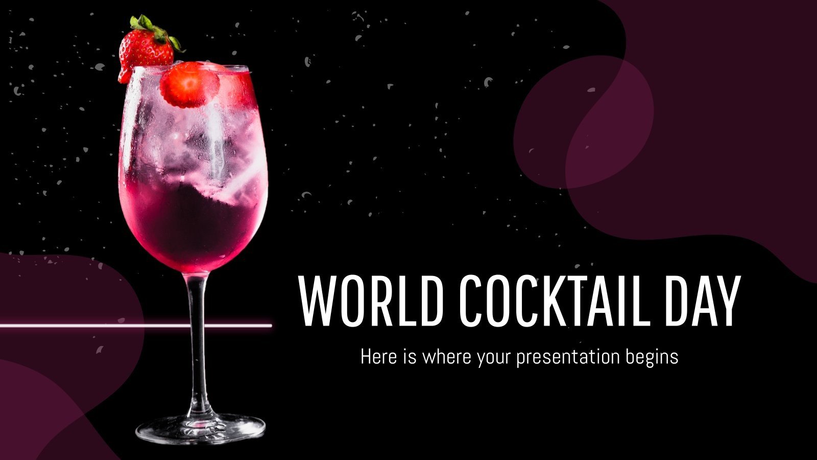 Free templates about Cocktails for Google Slides & PowerPoint
