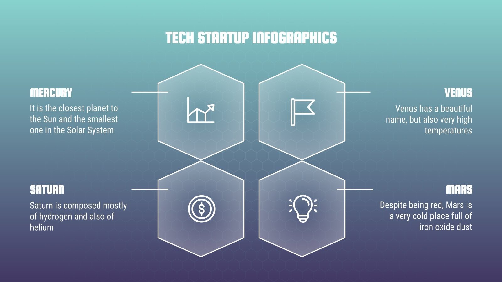Infografías de startup tecnológica | Google Slides y PPT
