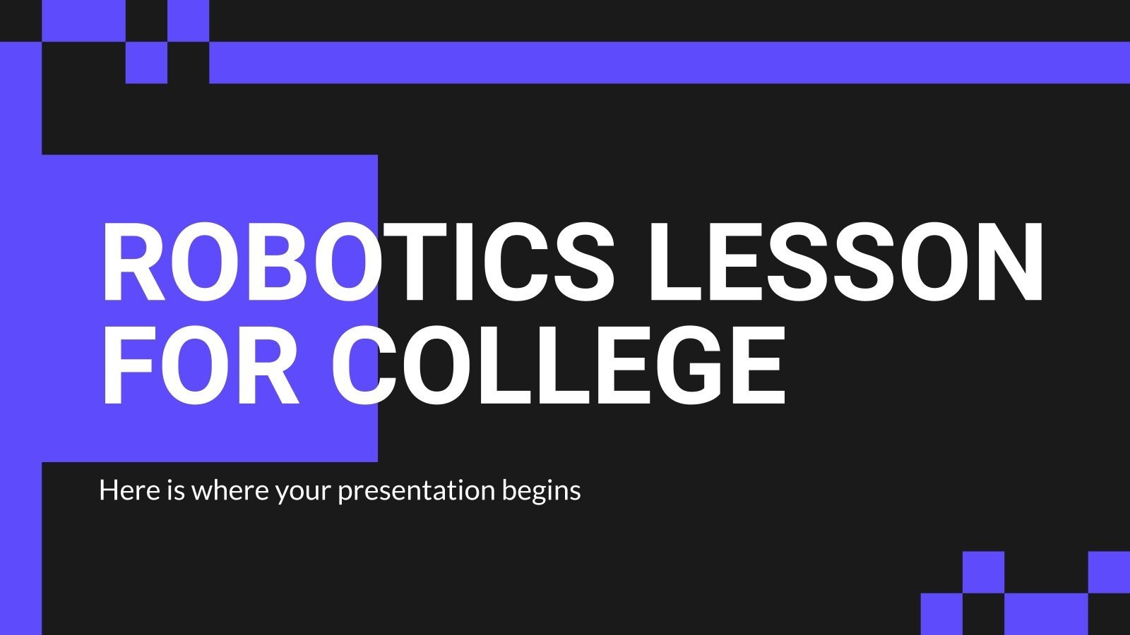 Free Google Slides and PowerPoint Templates on robots