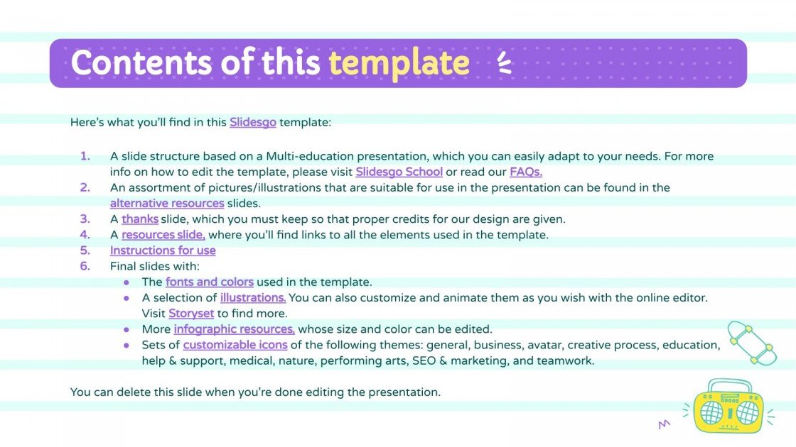 June Daily Slides | Google Slides and PowerPoint theme