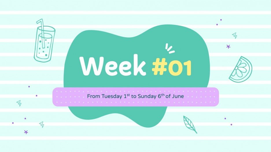 June Daily Slides | Google Slides and PowerPoint theme