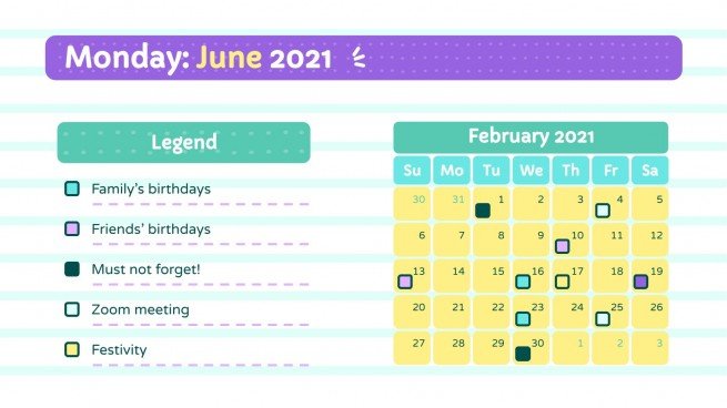 June Daily Slides | Google Slides and PowerPoint theme