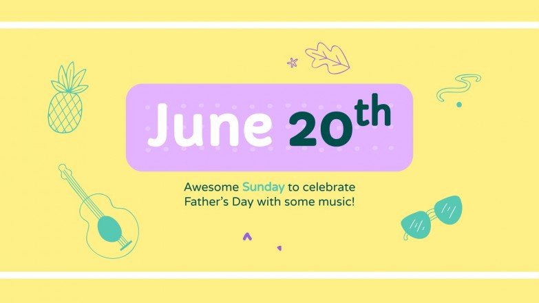 June Daily Slides | Google Slides and PowerPoint theme