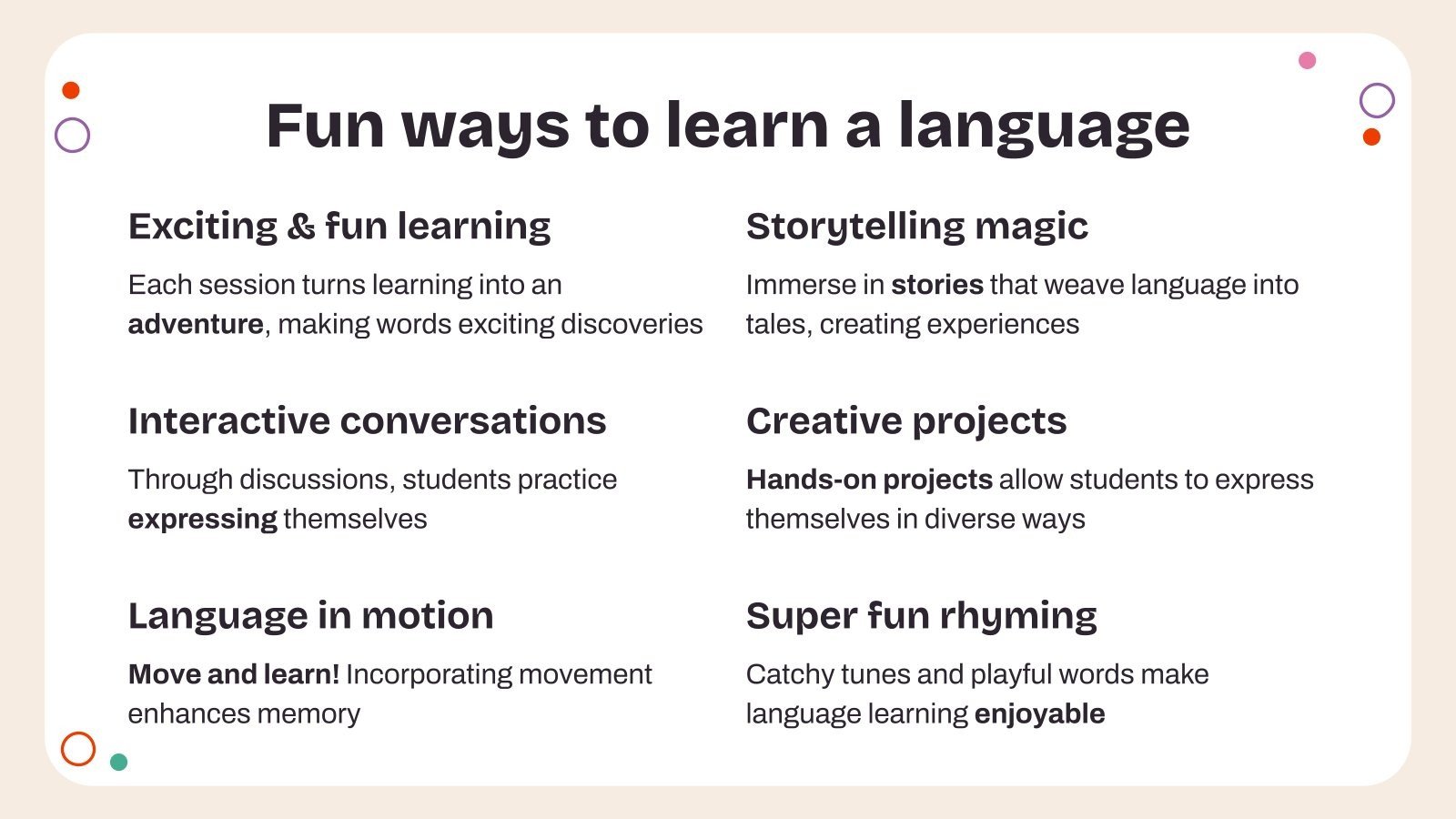 Sports and Leisure Activities - German - 2nd Grade