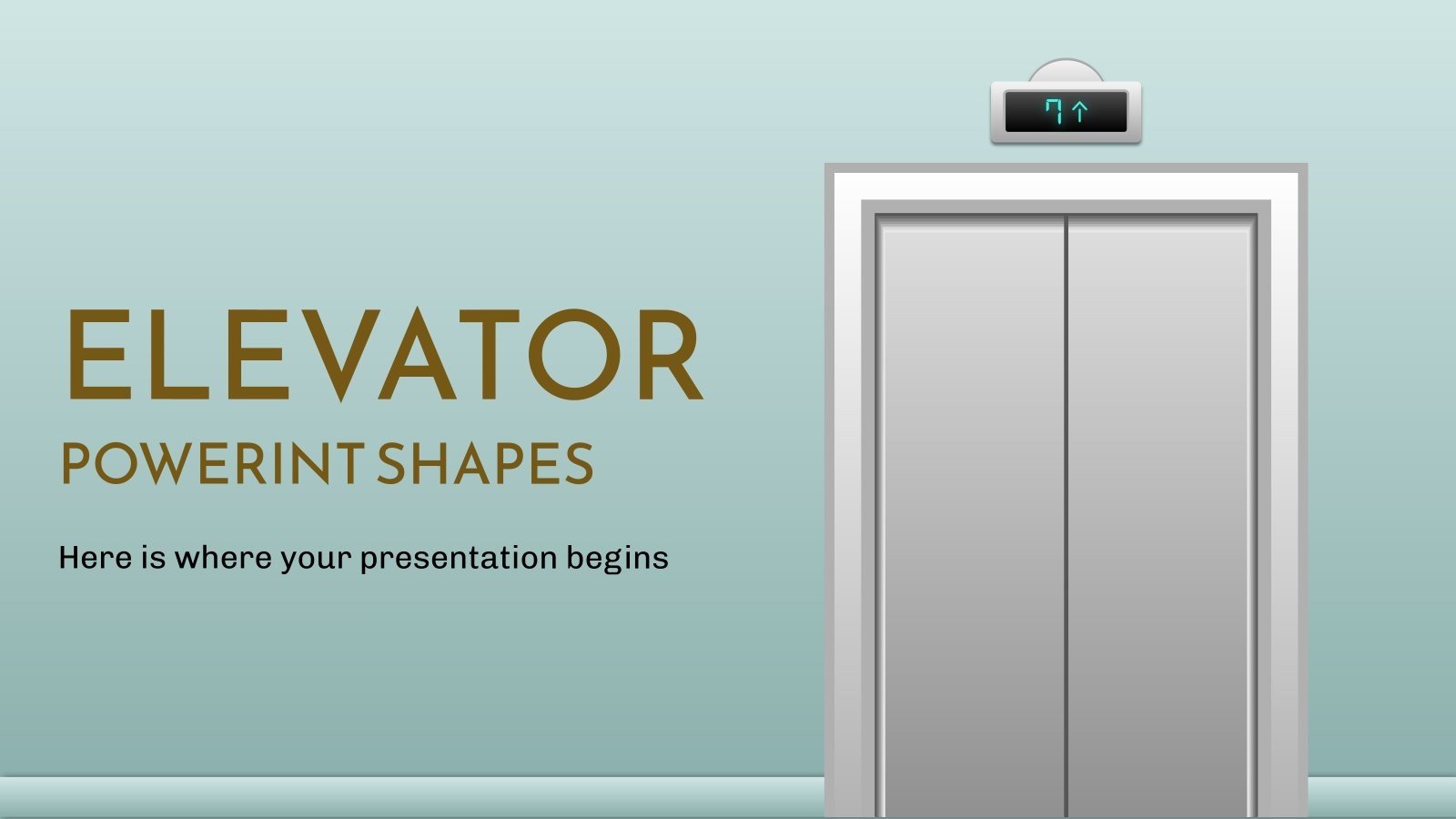 Elevator Powerint Shapes | Google Slides & PPT theme
