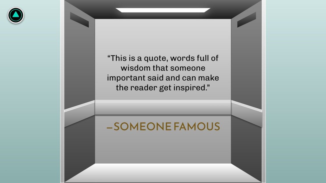 Elevator Powerint Shapes | Google Slides & PPT theme