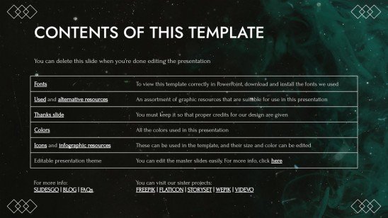 Smokey Backgrounds Theme Presentation