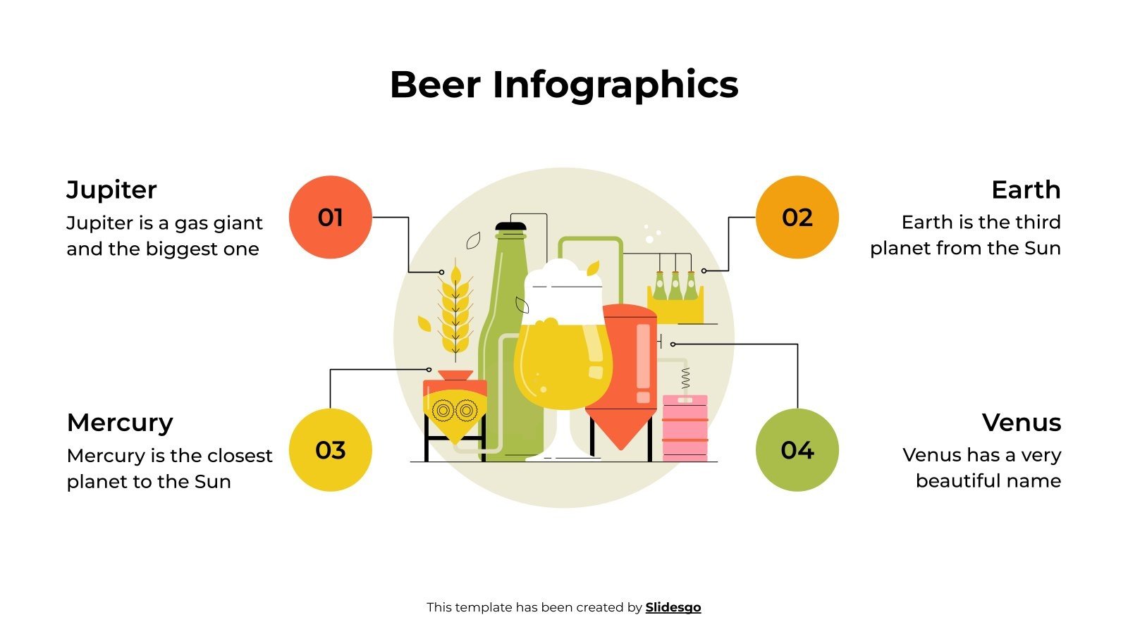 Beer Infographics Template