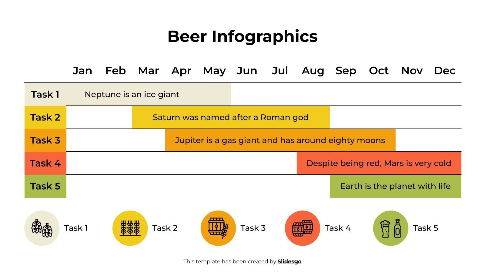 Beer Infographics Template
