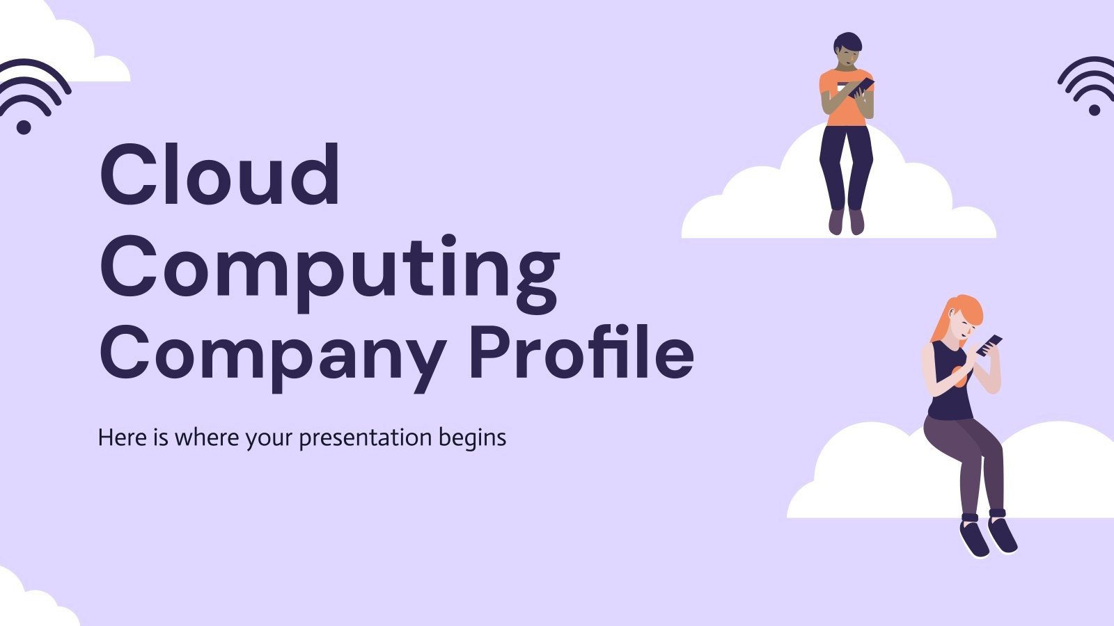 Cloud Computing Company Profile Presentation