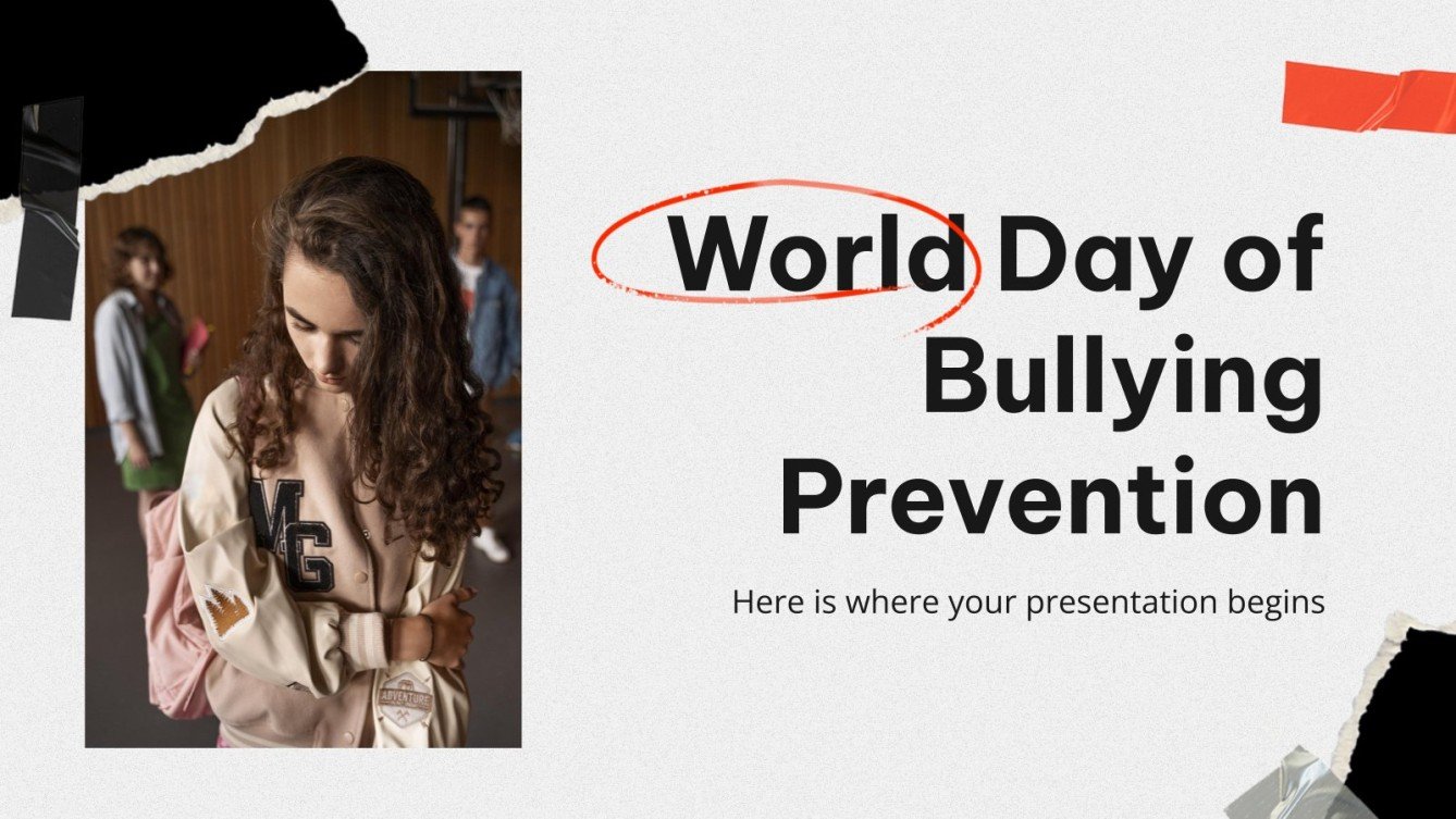 Free Google Slides and PPT Templates about bullying
