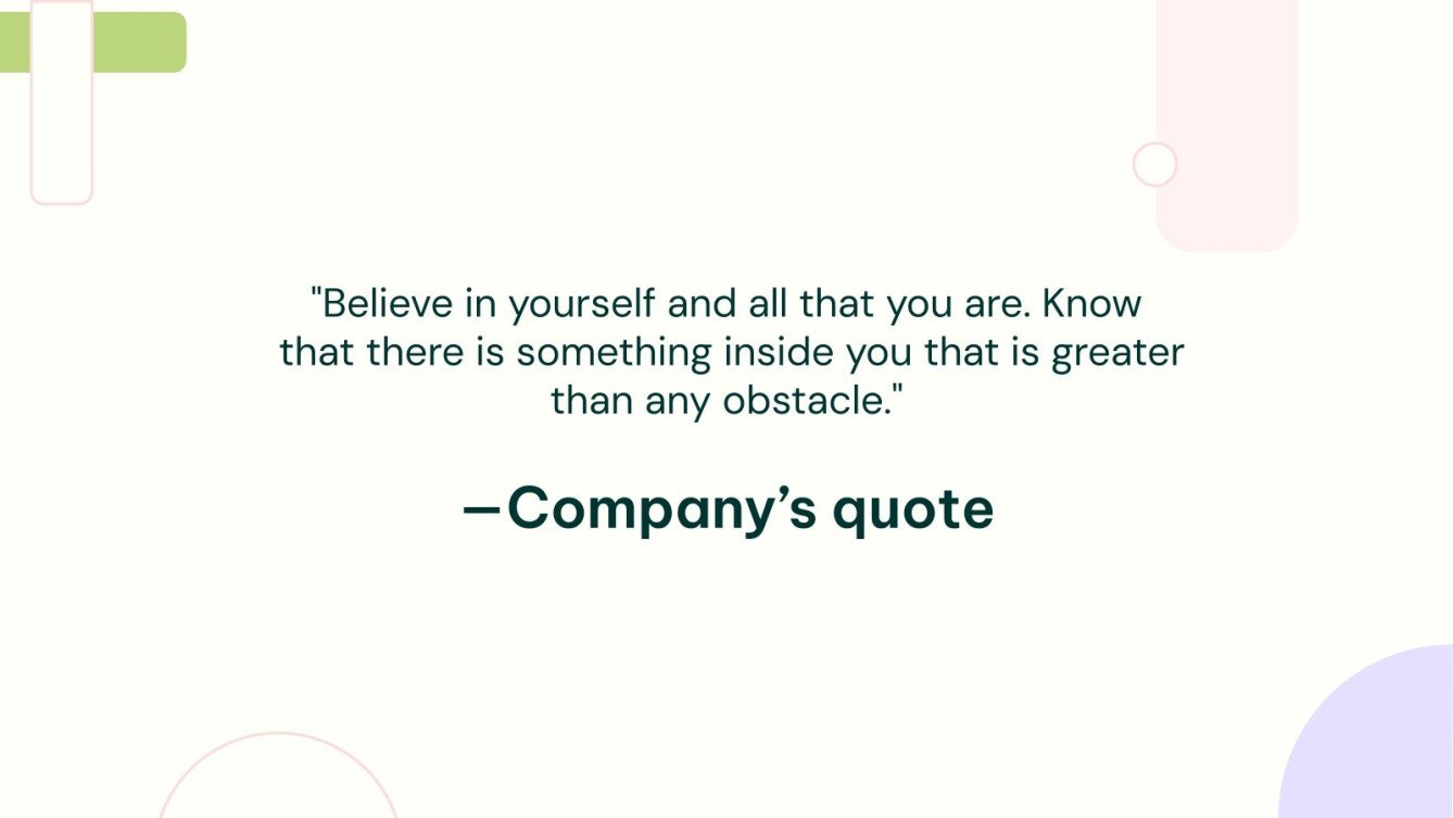 Geometric Shapes Design Newsletter Presentation