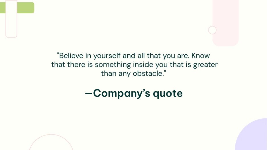 Geometric Shapes Design Newsletter Presentation