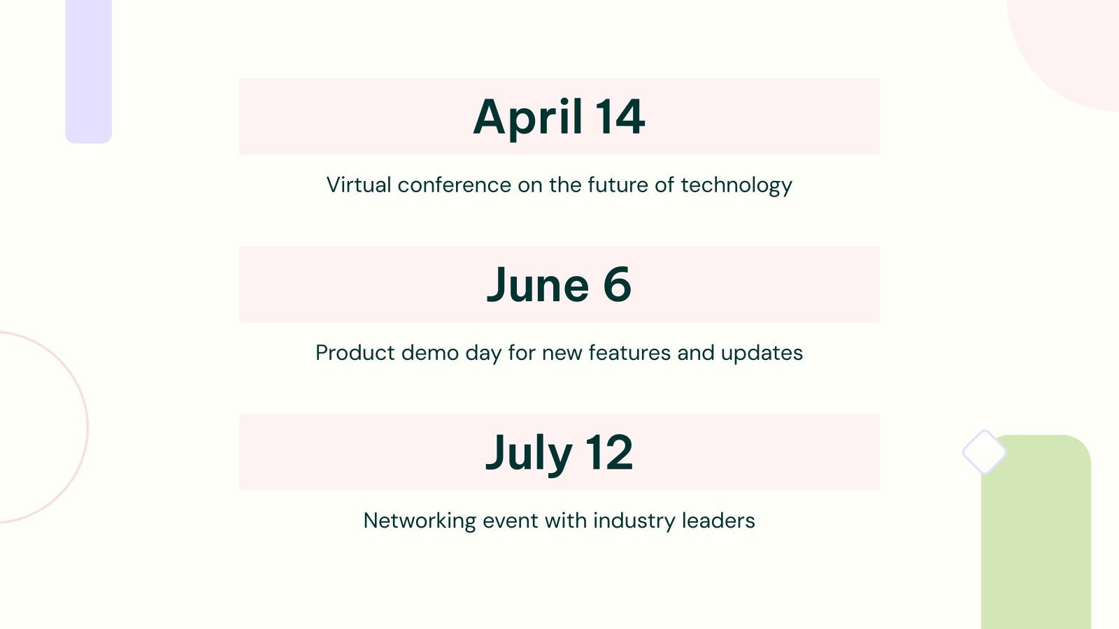 Geometric Shapes Design Newsletter Presentation